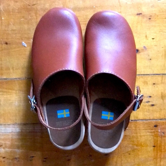MIA | Shoes | Mia Alma Brown Leather Clogs | Poshmark